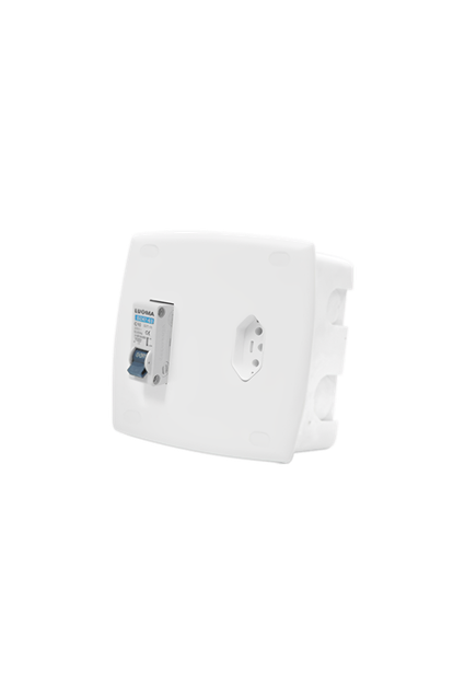 Caixa Disjuntor 20A 1/2 DIN - Ilumi