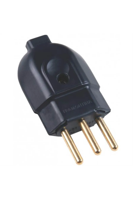Plugue Macho 90 3P 20A Preto